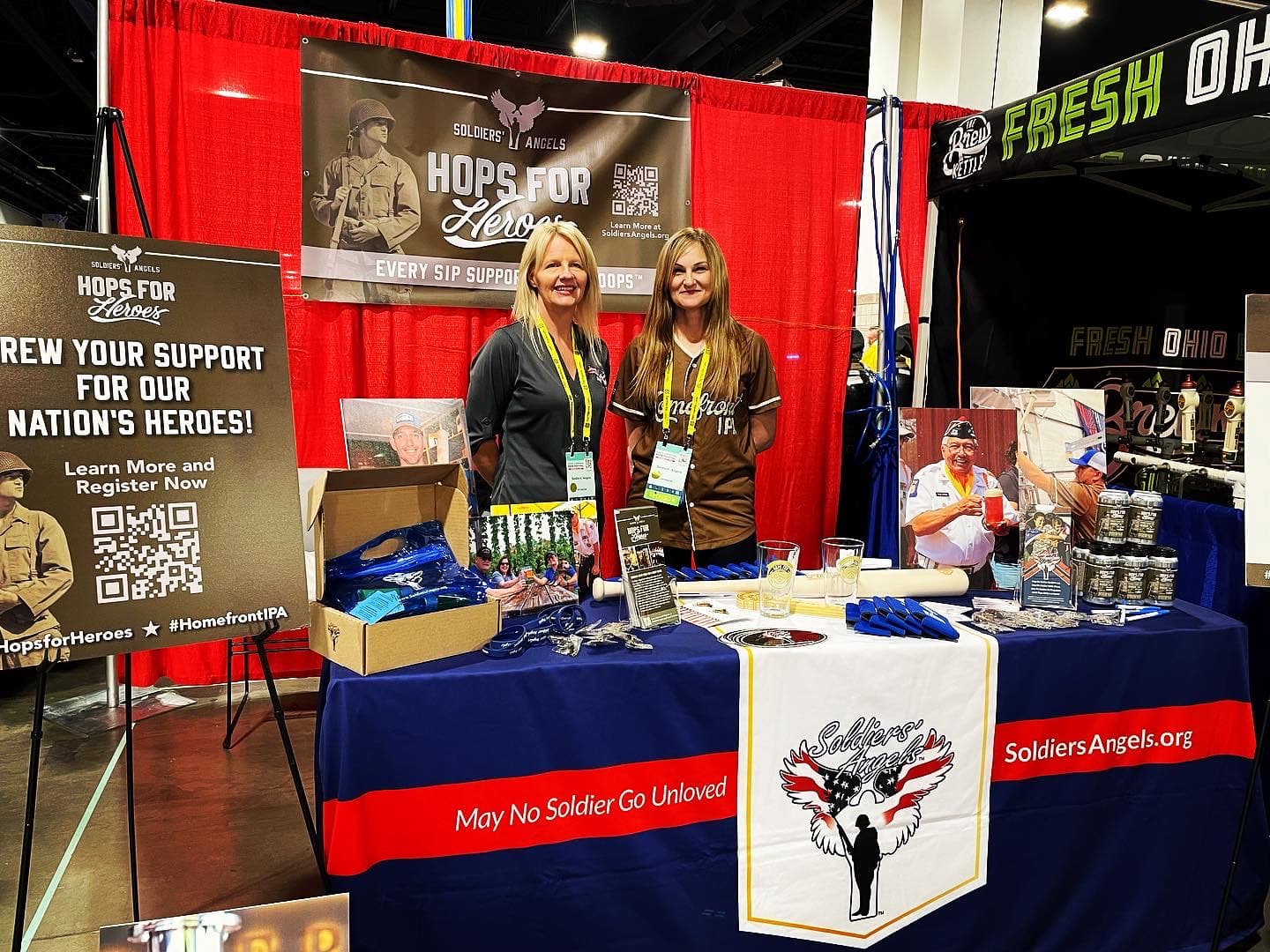 Promoting Hops For Heroes at GABF - Soldiers' Angels
