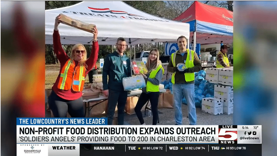 Nonprofit provides food to 200 in Charleston area - Soldiers' Angels